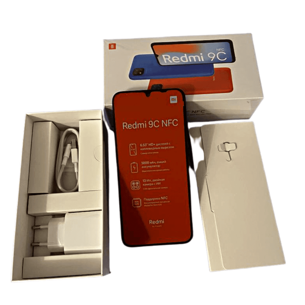 Celular Xiaomi Redmi 9C 3Gb + 64Gb Midnight Gray/Twilight Blue - Creditazo